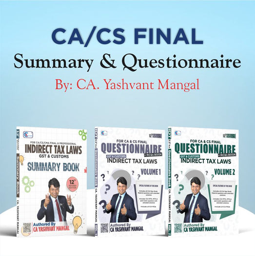 CA Final Books – By Yashvant Mangal