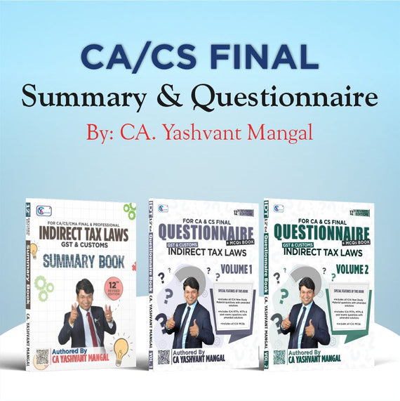 CA Final Books – By Yashvant Mangal