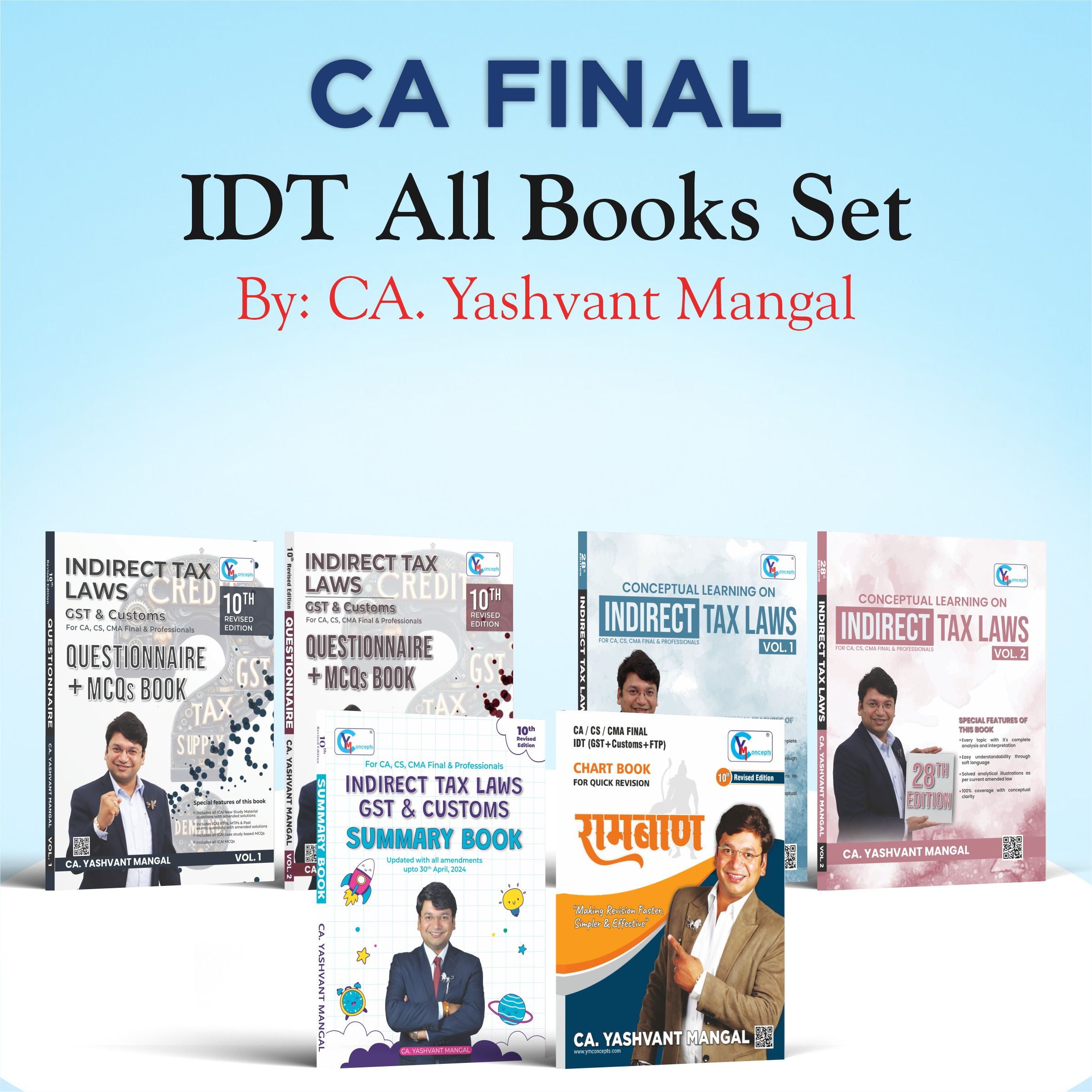 CA Yashvant Mangal | CA Final IDT ALL Books Set - Main Book ...